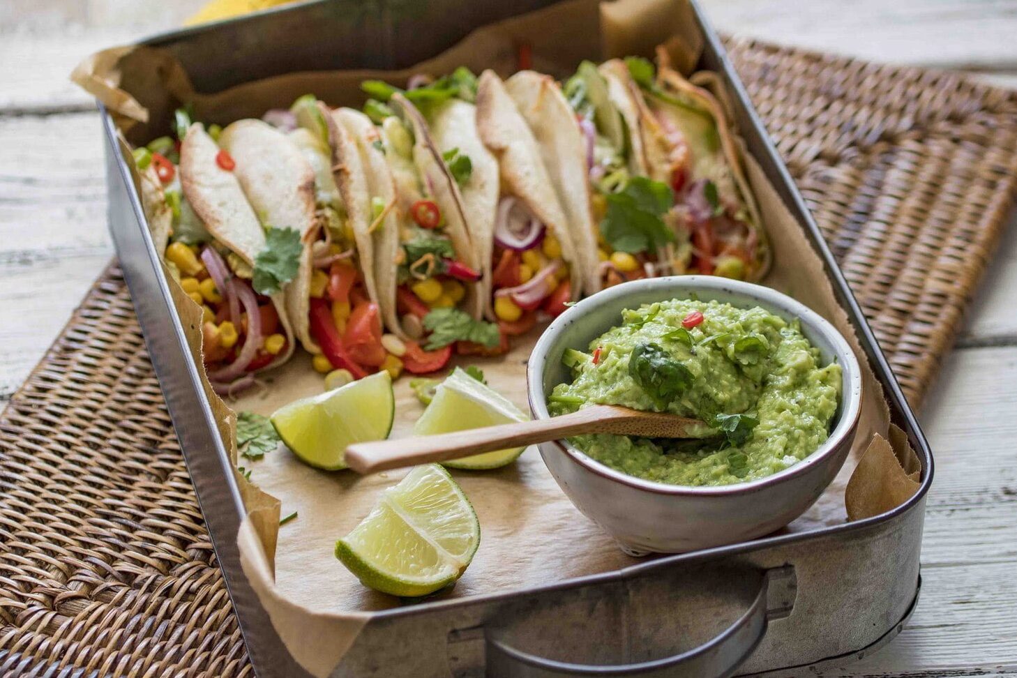 👨‍🍳Cómo preparar tacos de Pollo con Guacamole